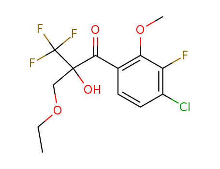 1-(4-Chloro-3-fluoro-2-methoxyphenyl)-3,3,3-trifluoro-2-ethoxymethyl-2-hydroxypropan-1-one｜lookchem