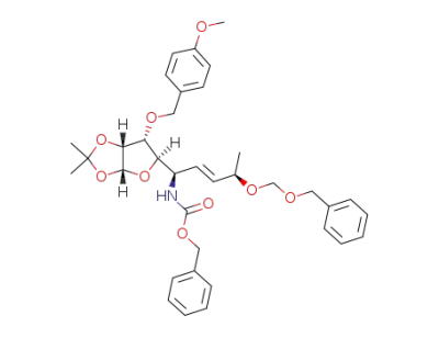 3-O-(4-Methoxybenzyl)-4-[(1R,4R,2E)-4-benzyloxycarbonylamino-4-benzyloxymethoxypent-2-enyl]-1,2 ...