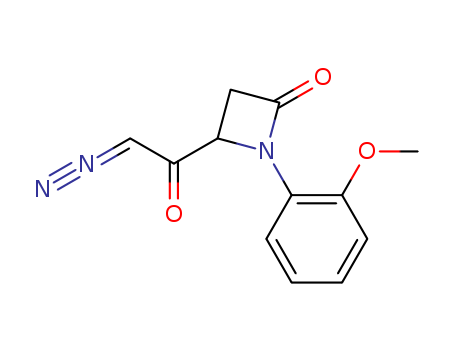 2-Azetidinone, 4-(diazoacetyl)-1-(2-methoxyphenyl)-｜lookchem