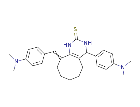 4-(4-Dimethylamino-phenyl)-10-[1-(4-dimethylamino-phenyl)-meth-(E)-ylidene]-3,4,5,6,7,8,9,10 ...