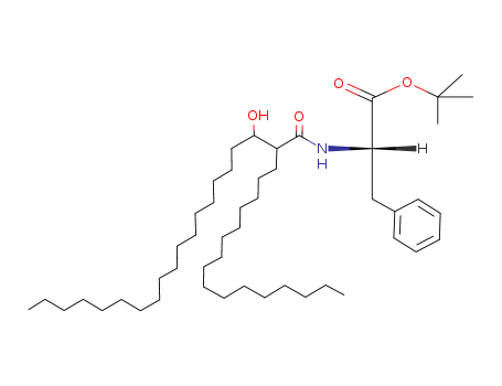 (S)-2-(2-Hexadecyl-3-hydroxy-icosanoylamino)-3-phenyl-propionic acid tert-butyl ester｜lookchem