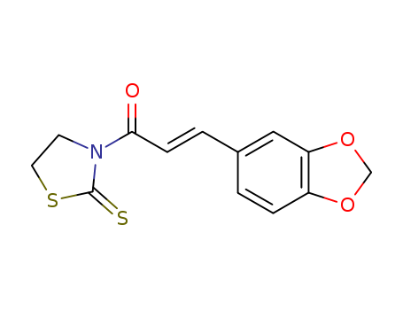 3-(3,4-methylenedioxycinnamoyl)-1,3-thiazolidine-2-thione｜lookchem