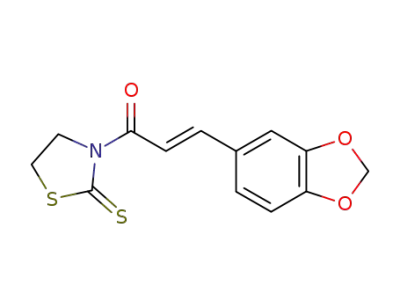 3-(3,4-methylenedioxycinnamoyl)-1,3-thiazolidine-2-thione｜lookchem