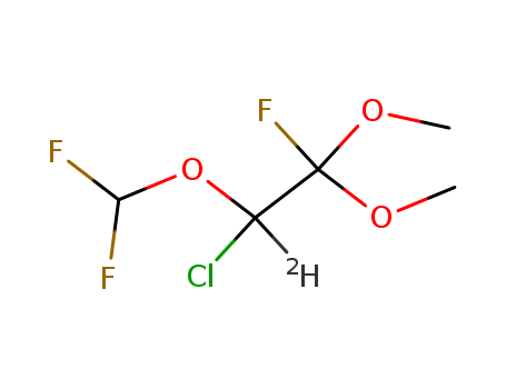 CAS No.26675-46-7,Ethane,2-chloro-2-(difluoromethoxy)-1,1,1-trifluoro ...
